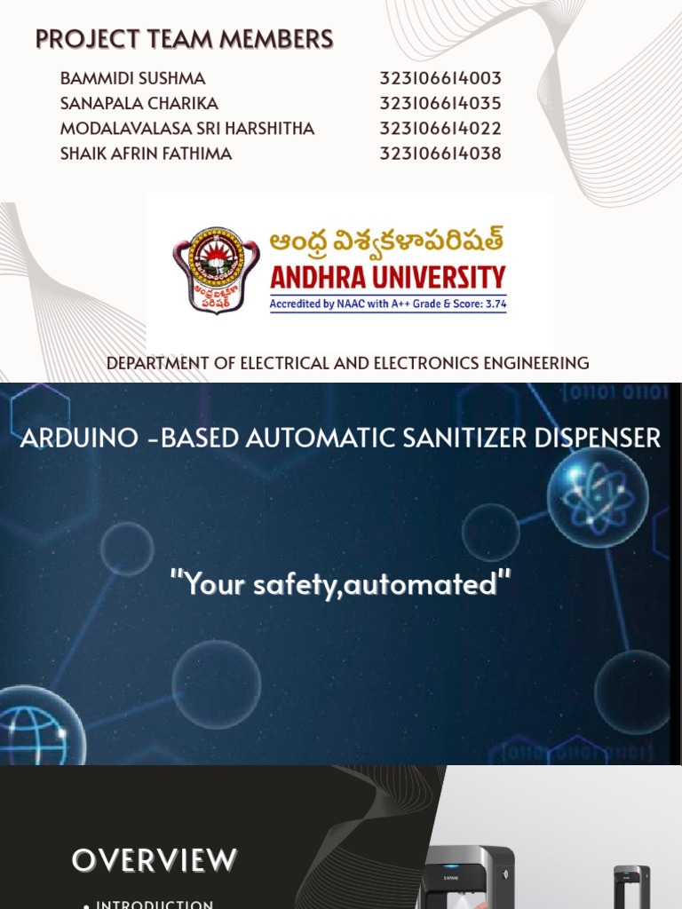 Arduino Based Automatic Sanitizer Dispenser | PDF | Arduino ...