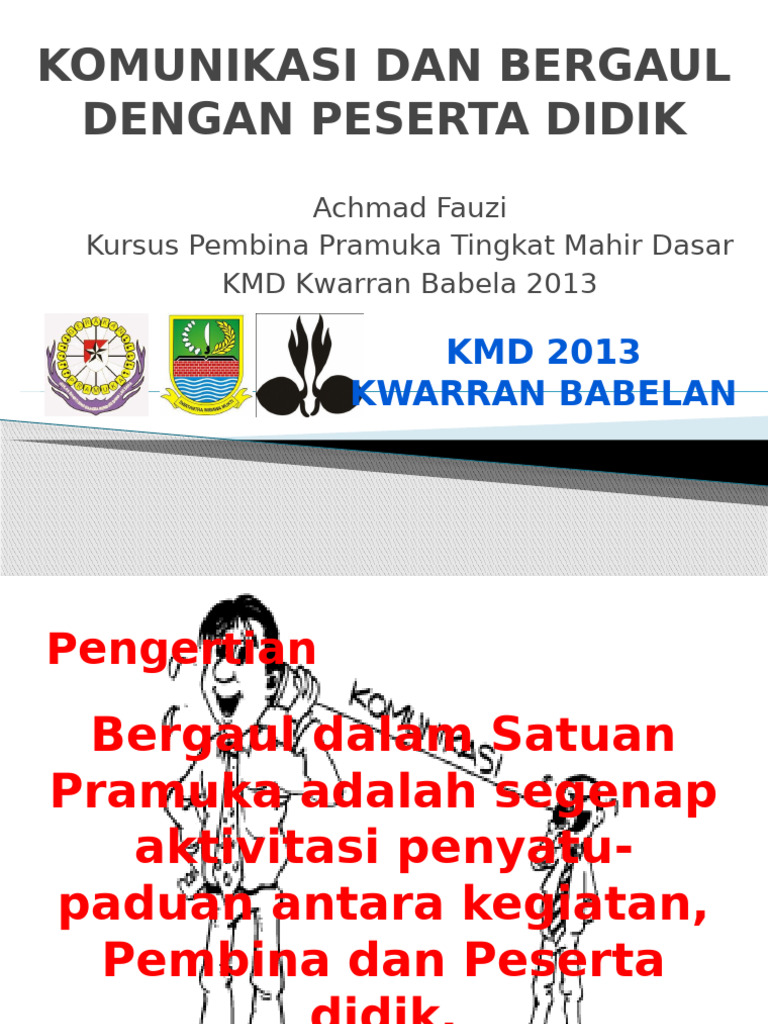 001 - Komunikasi & Bergaul DG TaDIk | PDF