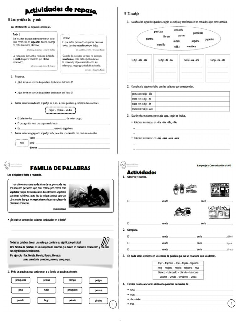 Repaso Evaluación | PDF