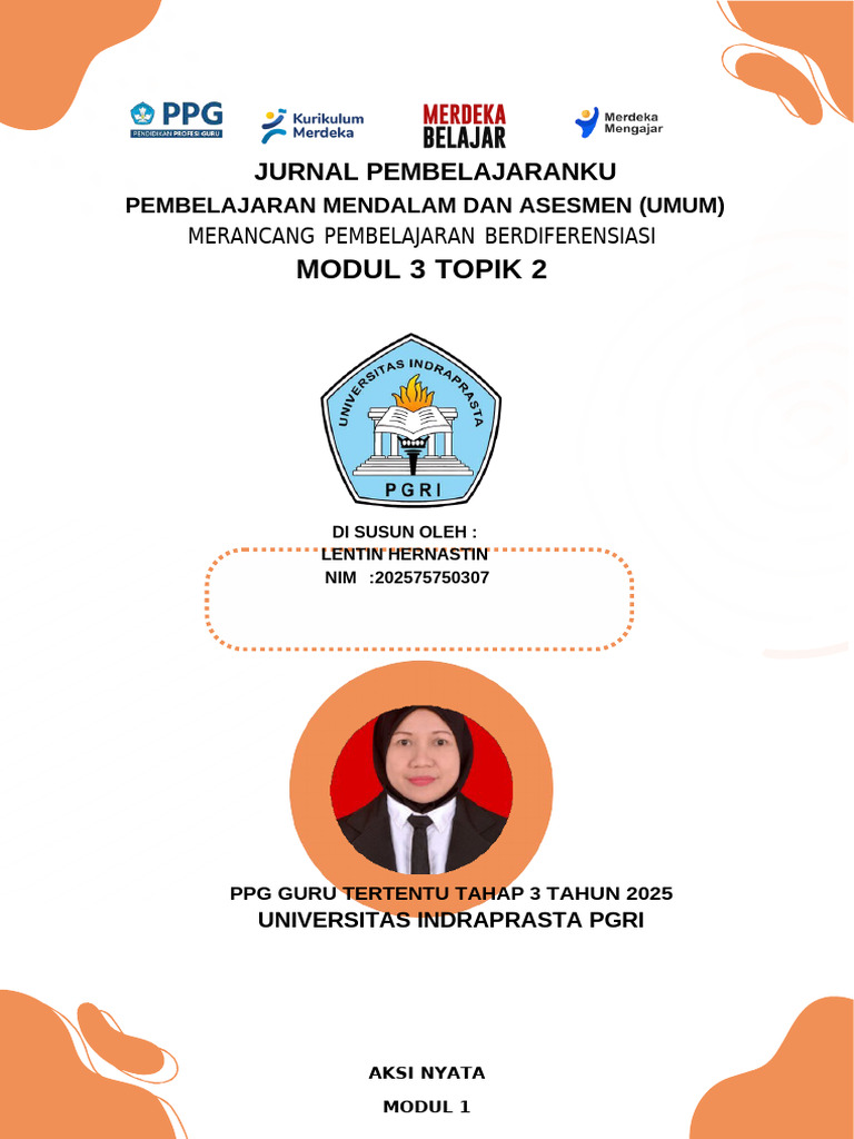 Lentin Hernastin - 202575750307 - Pembelajaran Berdiferensiasi | PDF