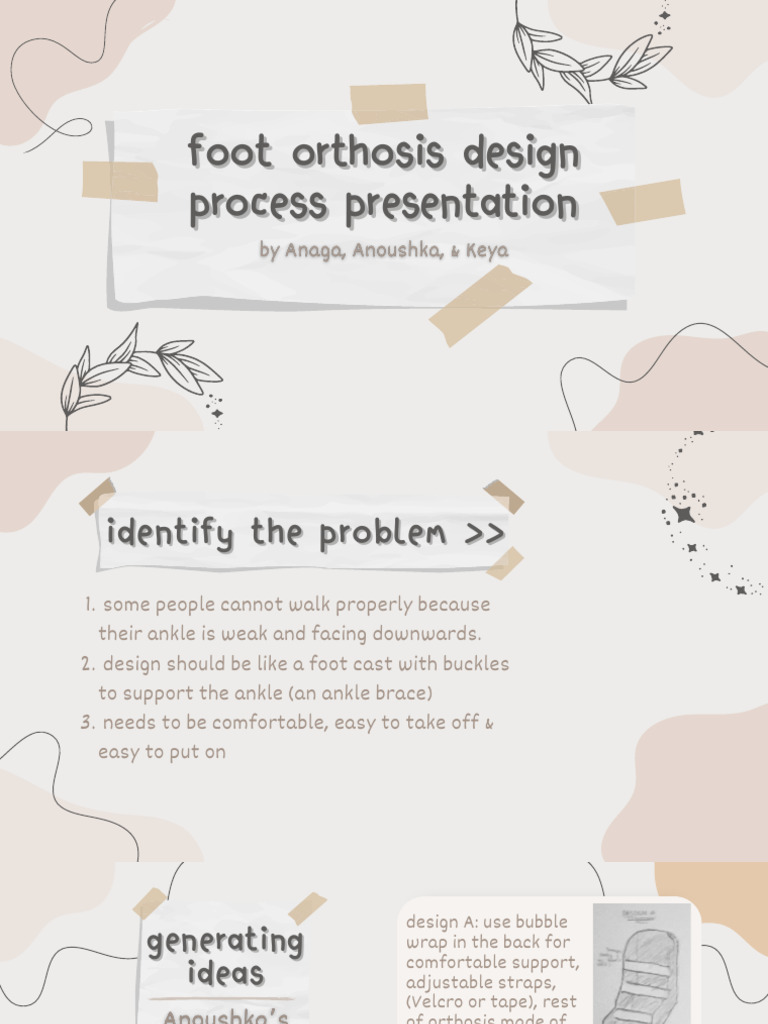Cardboard Foot Orthosis Design Guide | PDF | Footwear | Foot