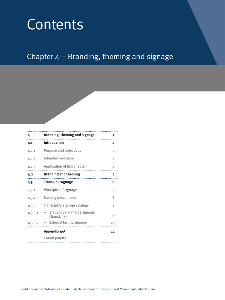 TransLink Signage and Branding Guidelines | PDF | Transport