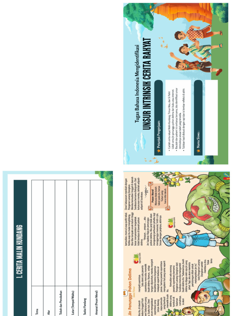 Unsur Intrinsik Cerita | PDF