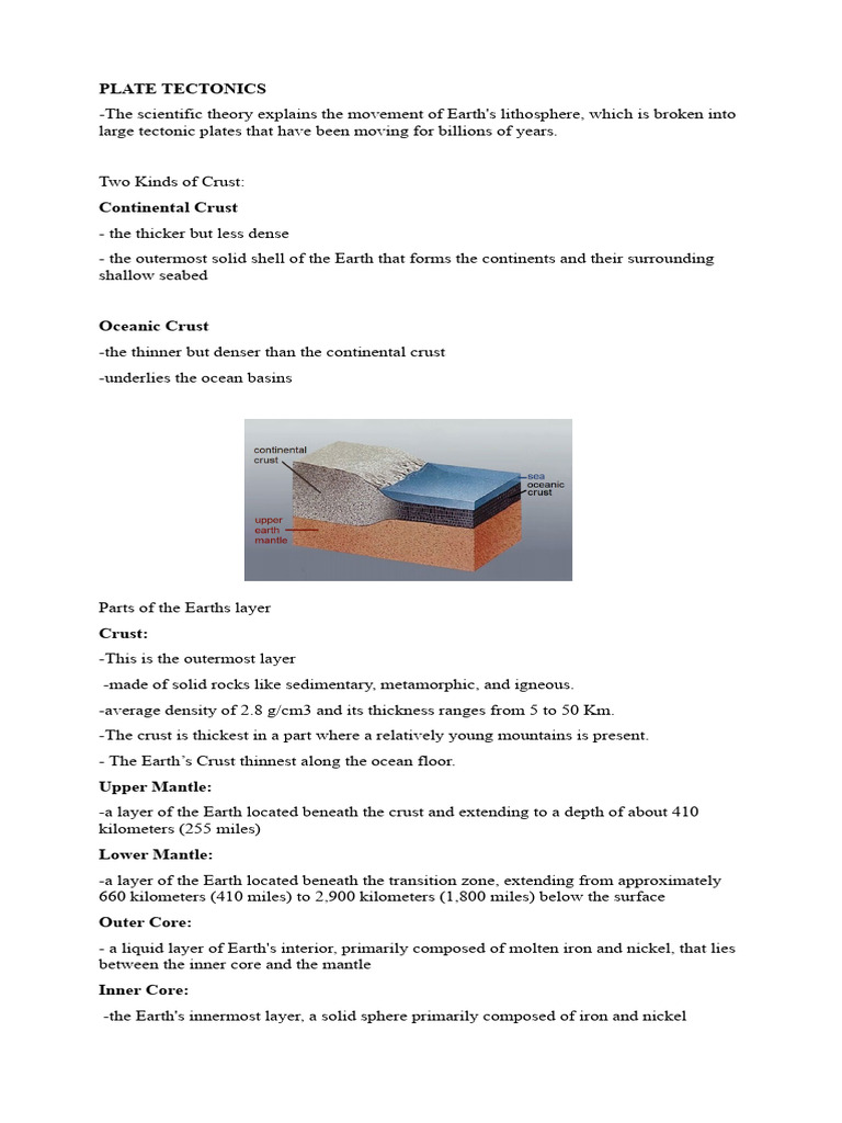 Science Reviewer Plate Tectonics Earthquakes | PDF | Plate Tectonics ...