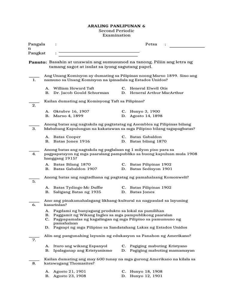 Ap 6 - Q2 - PT - New | PDF
