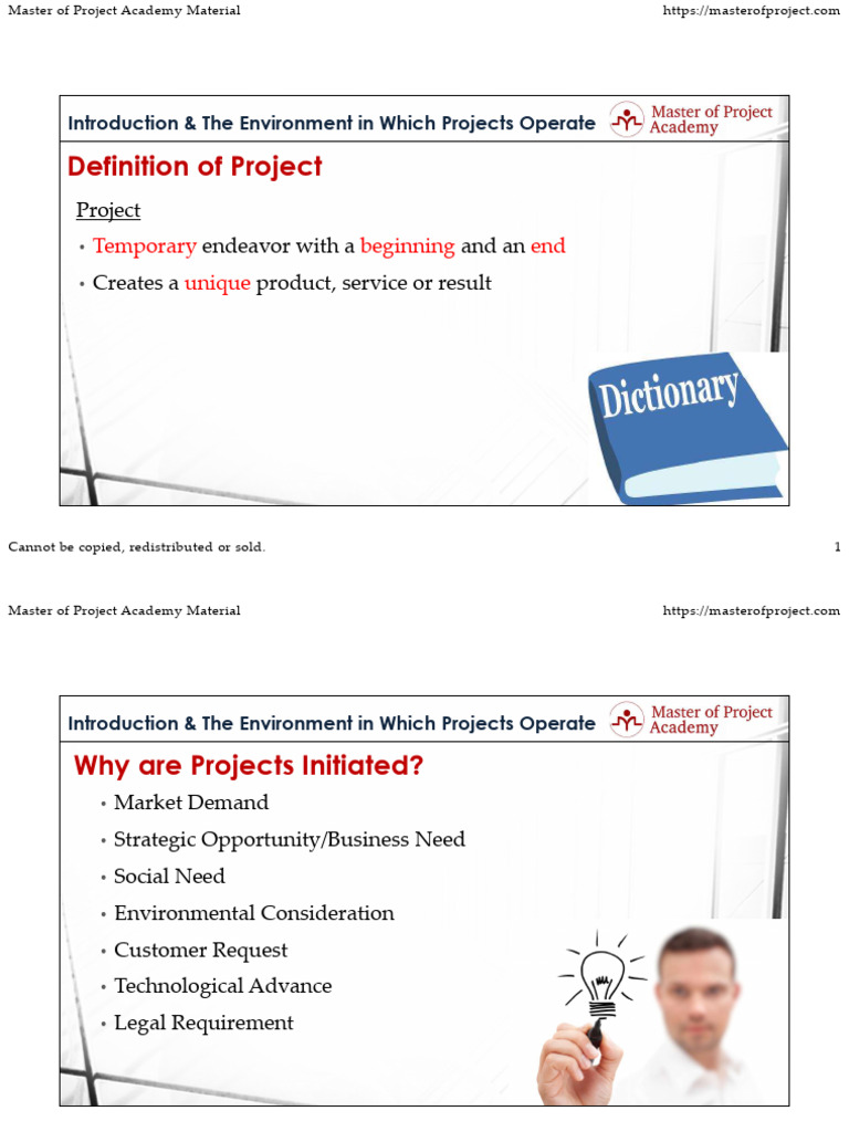 Understanding Project Definition and Initiation | PDF