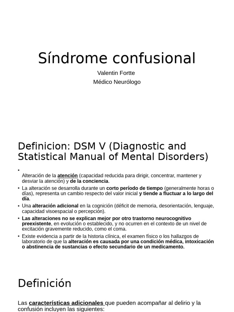 Delirium-Coma UM | PDF | Trastorno depresivo mayor | Demencia