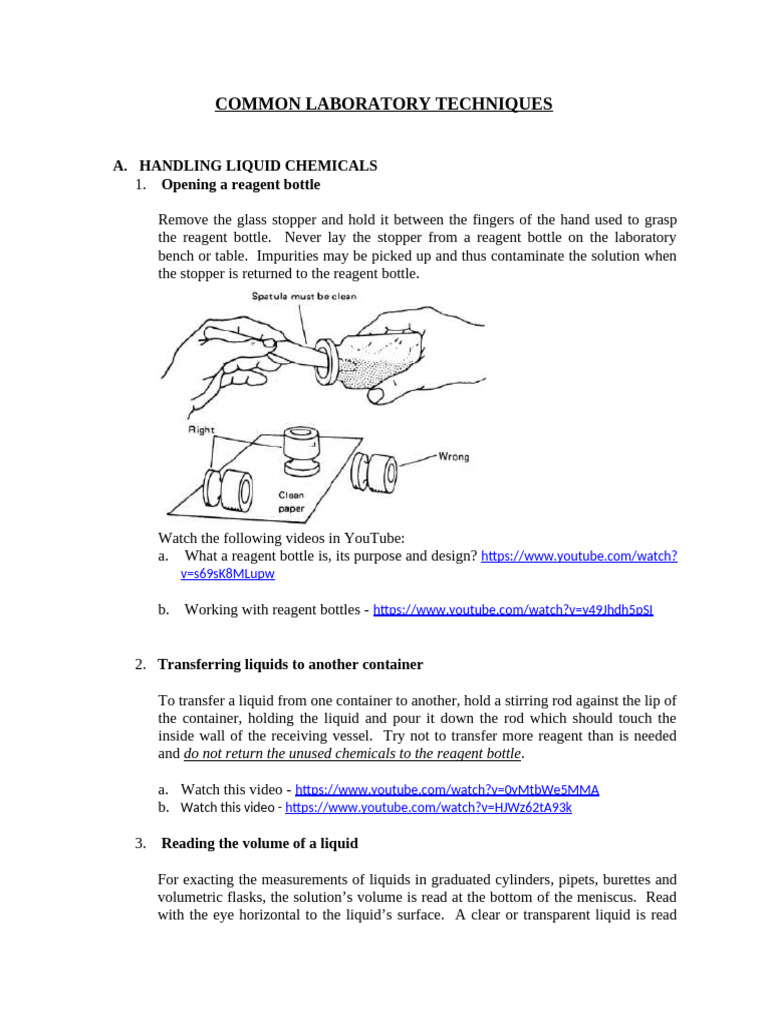 Common Laboratory Techniques | PDF | Filtration | Evaporation