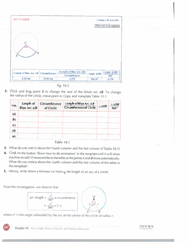 Arc Formula | PDF