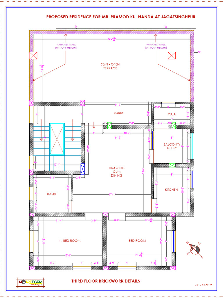 070 - Third Floor Brickwork Details - 29 09 25 | PDF | Buildings And ...