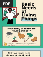 Basic Needs of Living Things for Grade 3 | PDF