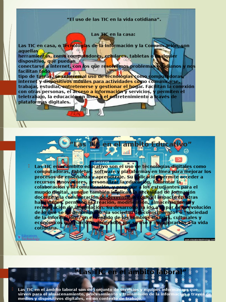 Las Tic | PDF | Tecnología de información y comunicaciones | Internet