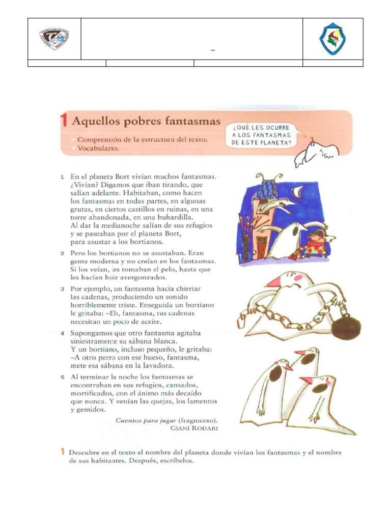 Comprension Lectora Periodo #3 | PDF