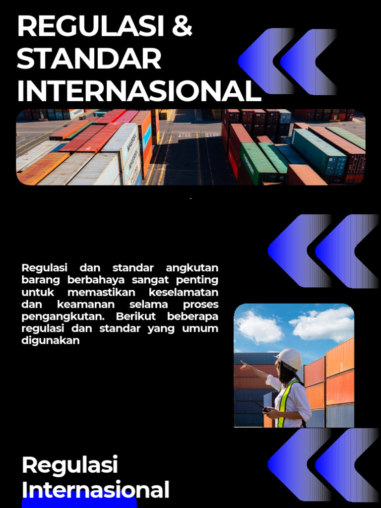 Regulasi & Standar Internasional Pengangkutan Barang Berbahaya | PDF