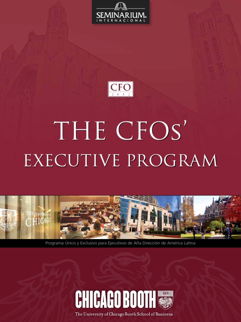 The CFOs Executive Program - Chicago Booth School of Busines | PDF | Mergers And Acquisitions ...