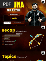 Trigonometric Function 01 Class Notes Parishram Maharashtra HSC 2026 | PDF