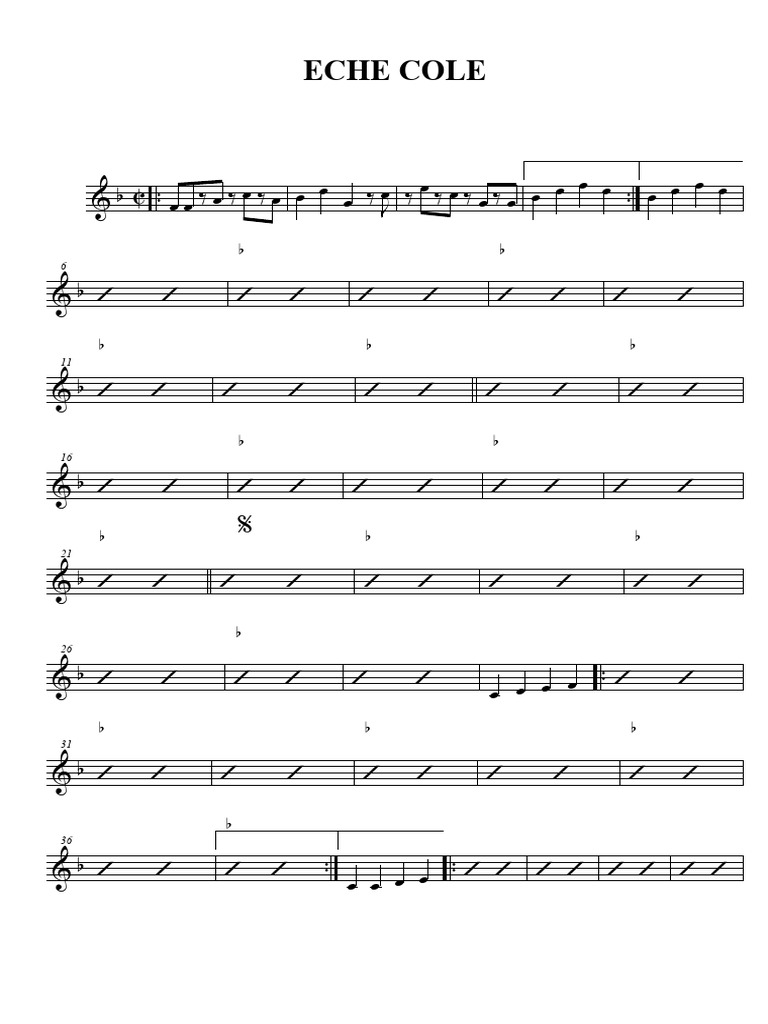 Piano Che Che Cole | PDF