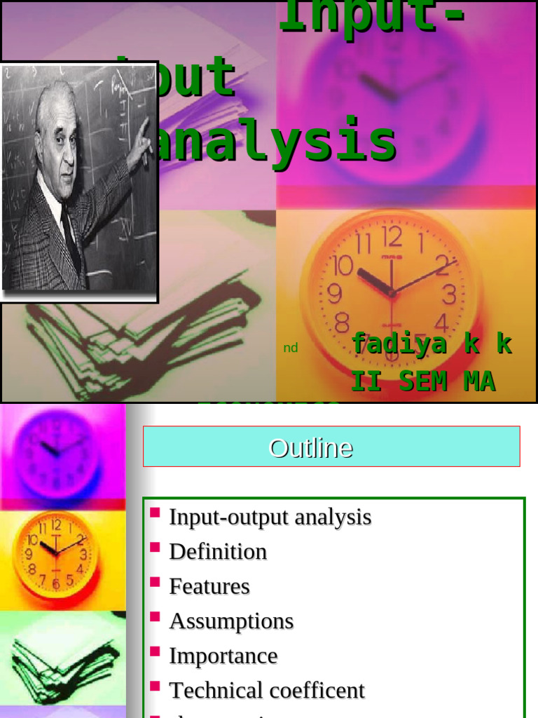 Analisis Input-Output | PDF
