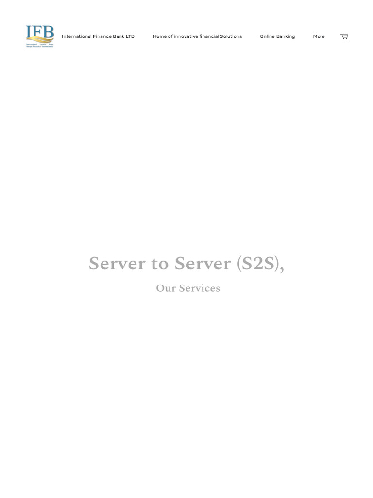 Server To Server S2S - Currency-, Asset-, Liabilities - & Equity | PDF | Banks | Transport Layer ...