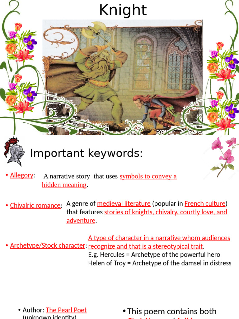 Sir Gawain and the Green Knight Analysis | PDF | Green Knight | Chivalry