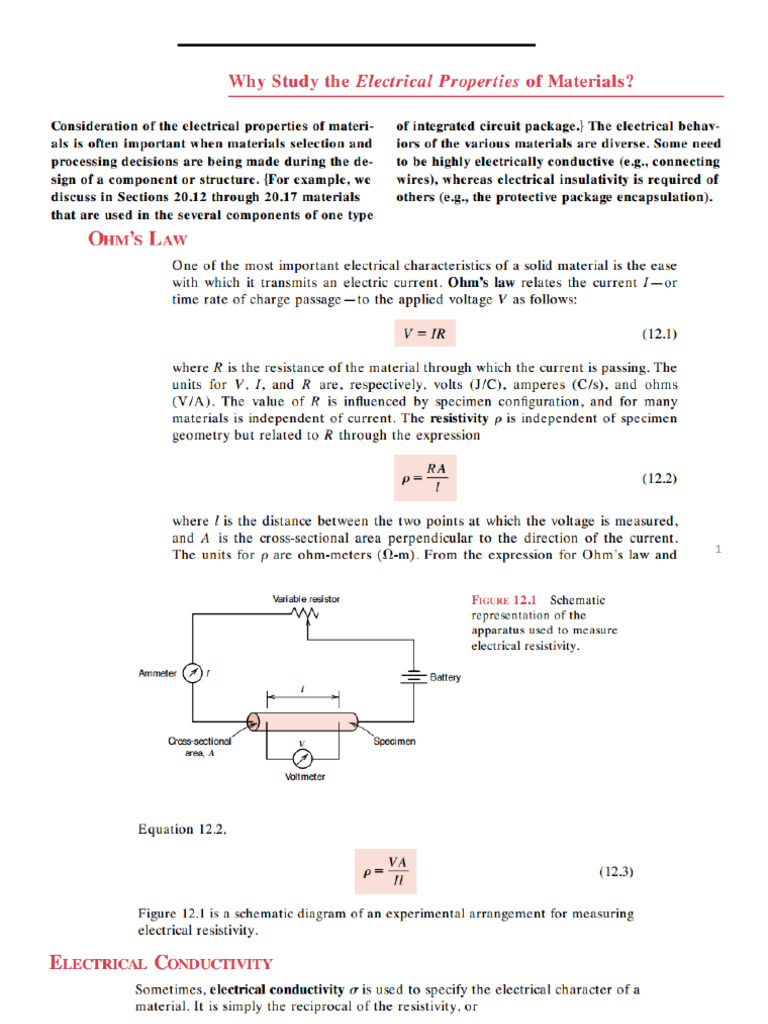 Electrical Properties of Solids Explained | PDF | Semiconductors ...