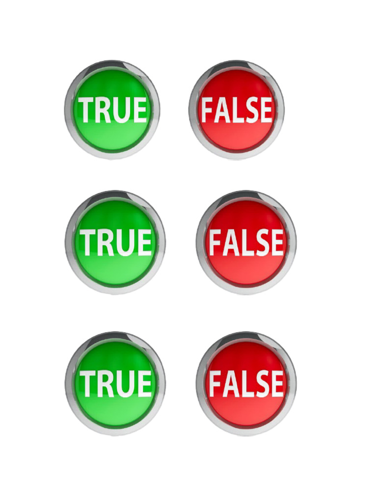T or False Sign | PDF