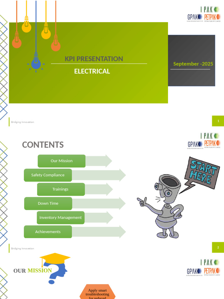 KPI Electrical Report Sept-25 | PDF