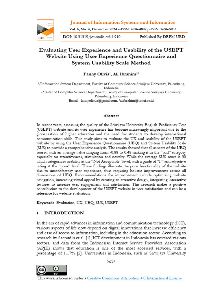 Evaluating User Experience and Usability of The US | PDF | Usability ...