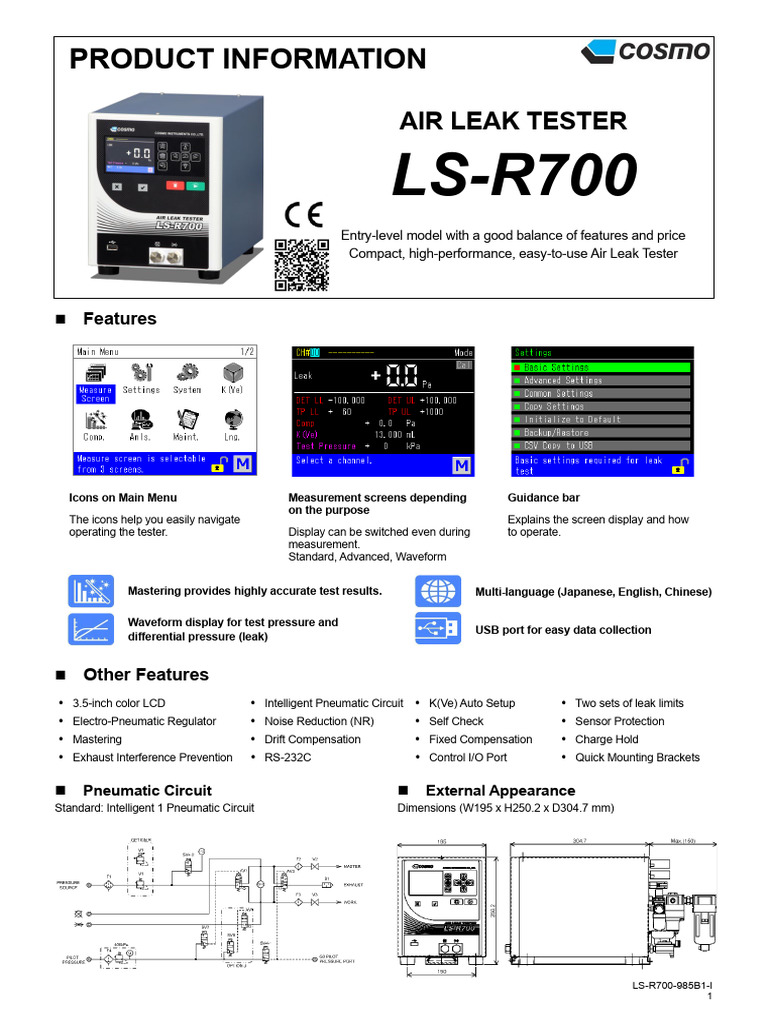 LS R700 English Catalog I | PDF | Pascal (Unit) | Pressure