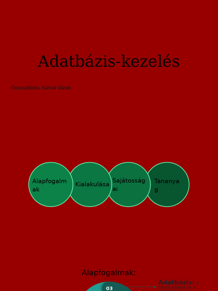 Adatbazis | PDF