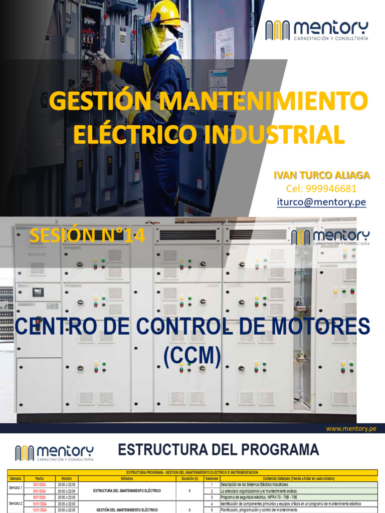 Mod4.s14 - Centro de Control de Motores Electricos | PDF | Relé ...