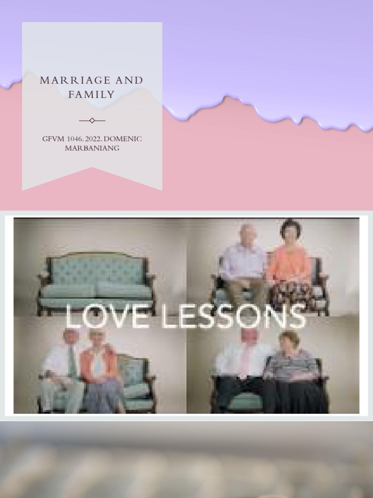 Lesson 9 Marriage and Family | PDF | Marriage | Divorce