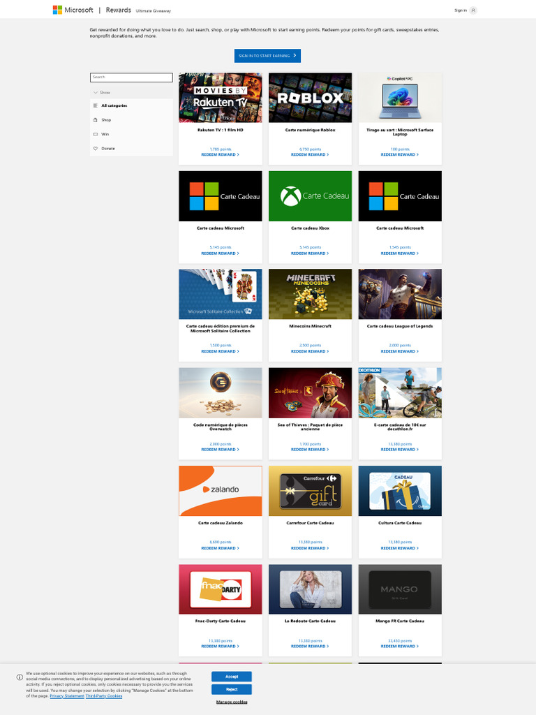 Microsoft Bing Rewards Overview | PDF | Http Cookie | Microsoft