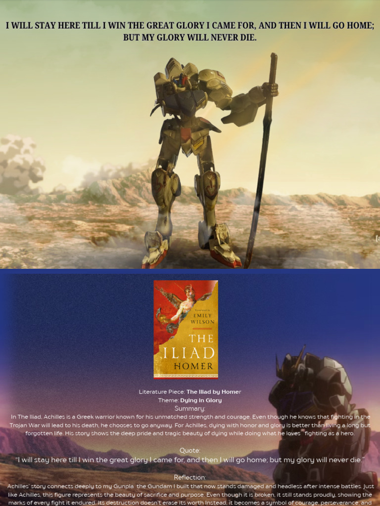 World Literature Summative | PDF | Iliad | Achilles
