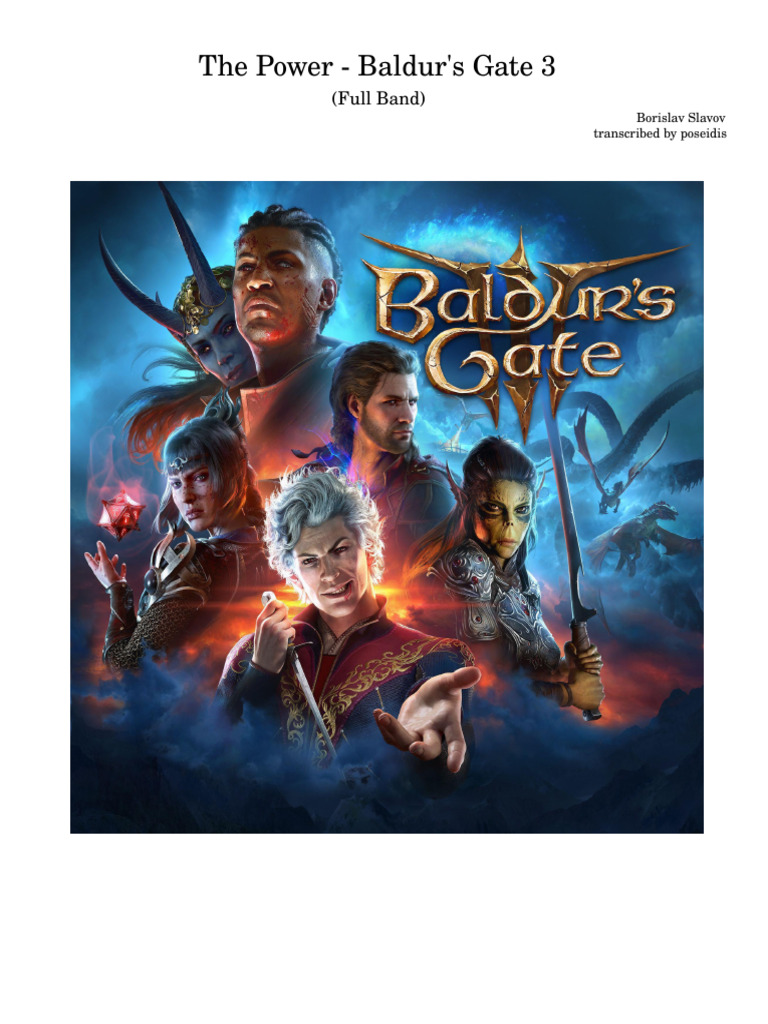 The Power Baldurs Gate 3 Full Band | PDF