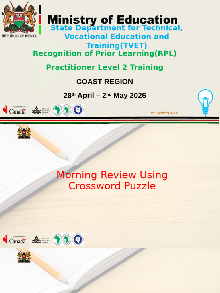 RPL Assessment Planning Training Guide | PDF | Verification And Validation