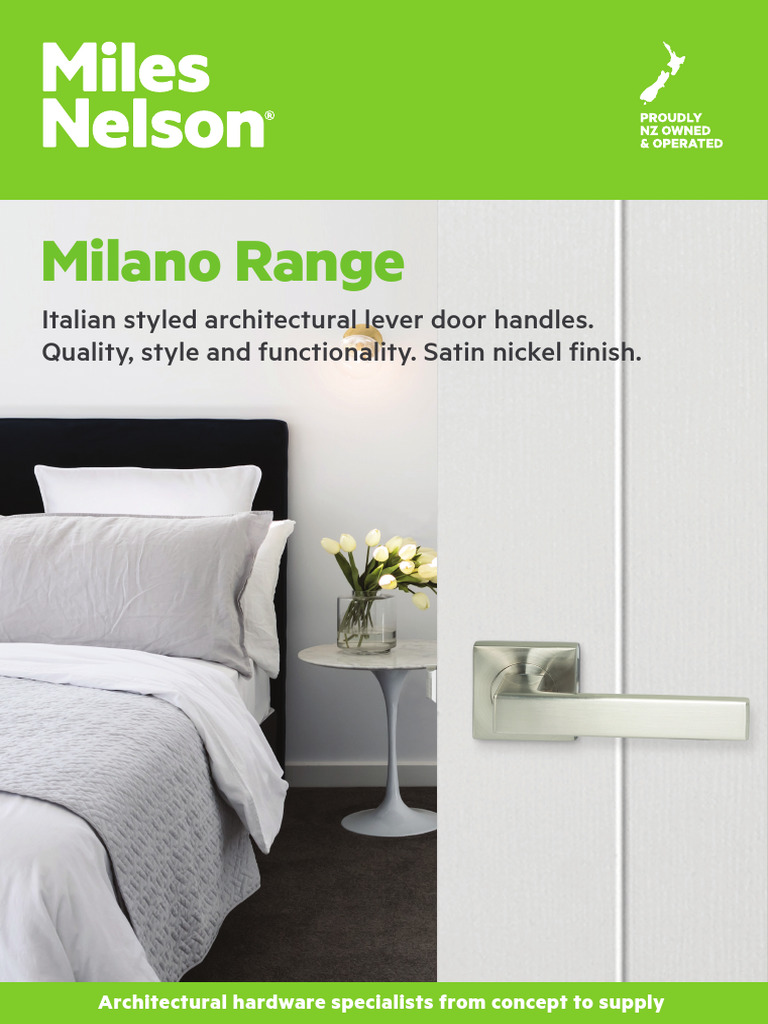 Milano Architectural Door Handles | PDF