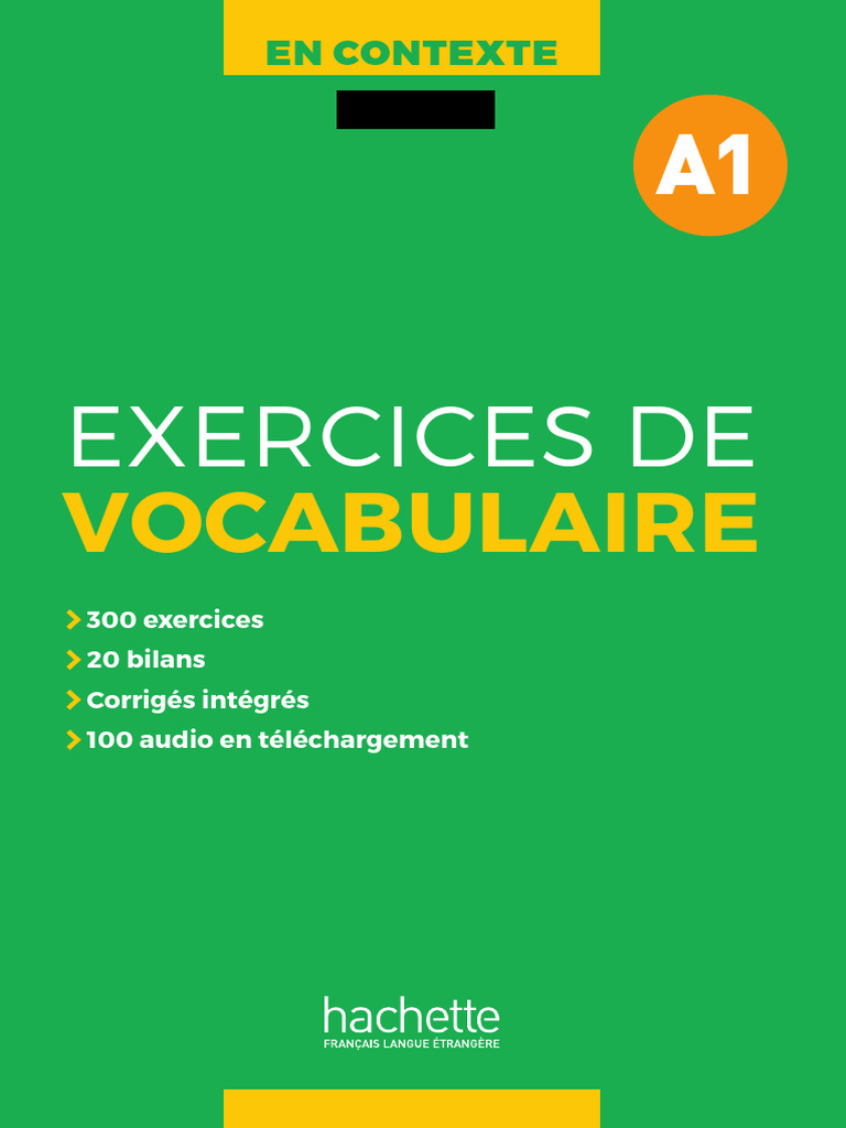 Exercices de vocabulaire A1 en français | PDF
