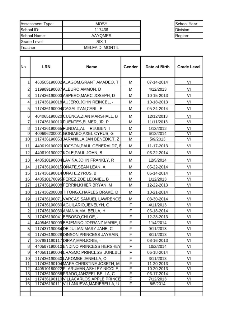 Learners Progress Tracking Form Version 1final | PDF