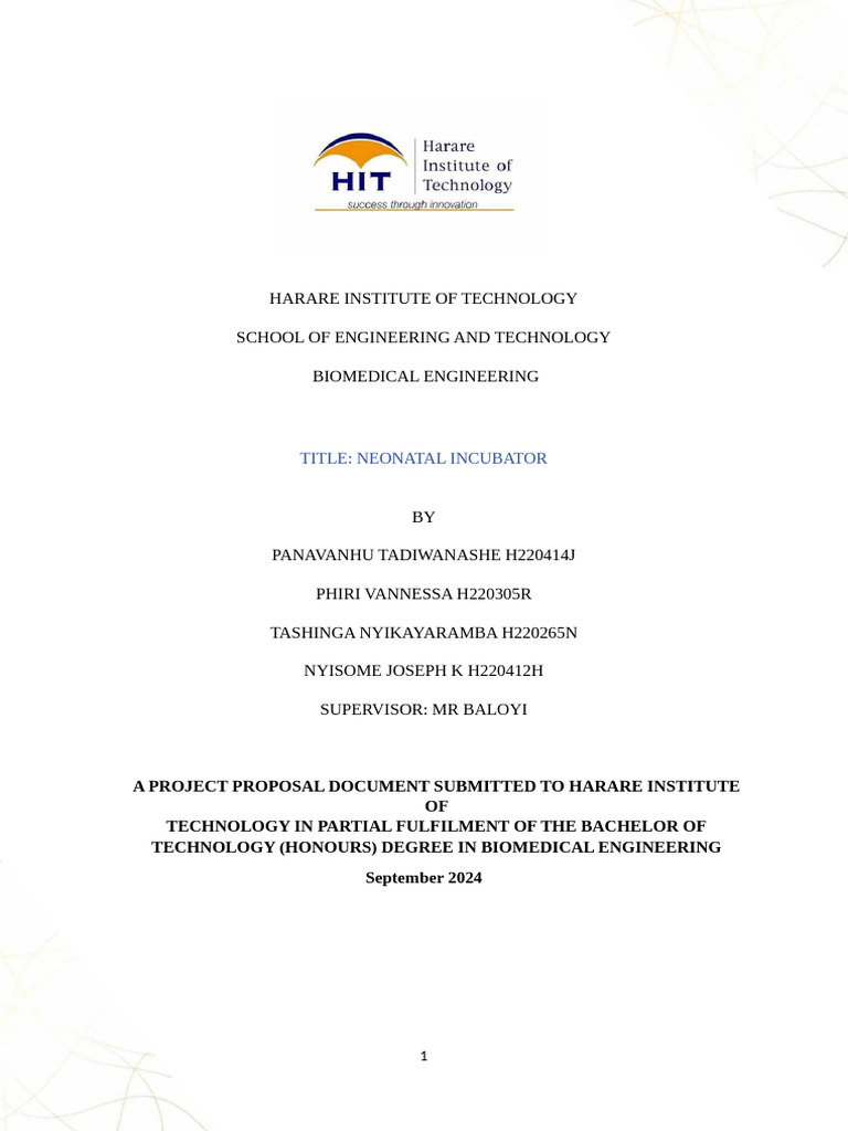 Neonatal Incubator Group 2 | PDF | Preterm Birth | Humidity