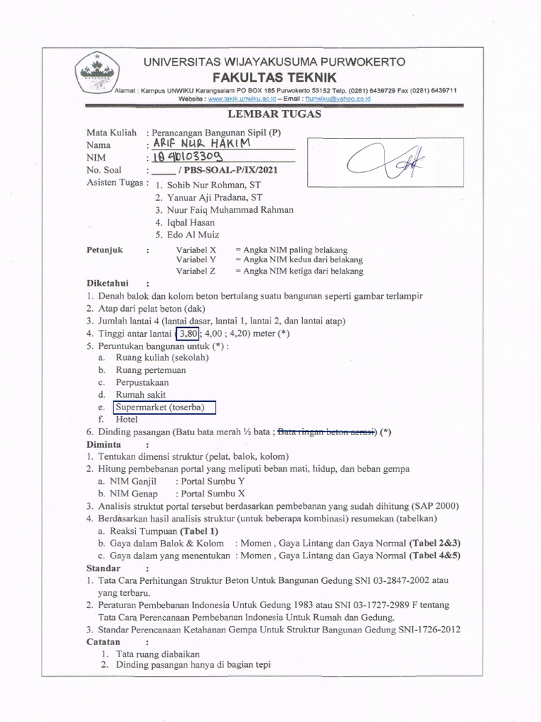 Pbs Arif Nur Hakim | PDF
