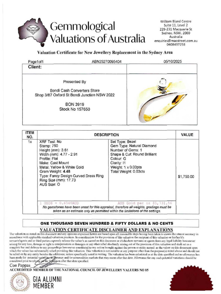 Jewellery Valuation 1000110647 | PDF | Real Estate Appraisal ...