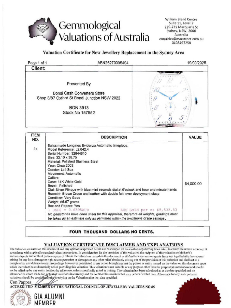 Jewellery Valuation 1000110645 | PDF | Valuation (Finance) | Real ...