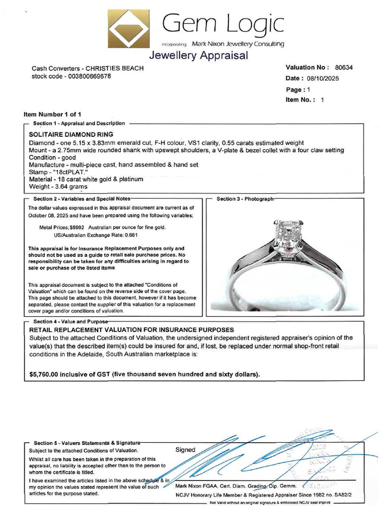 Jewellery Valuation 1000110649 | PDF | Real Estate Appraisal ...