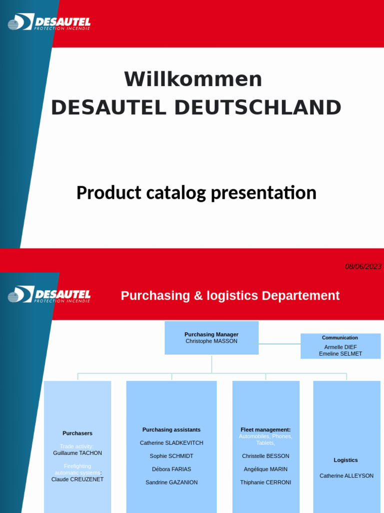 Desautel Germany Fire Safety Products Catalog | PDF | Firefighting