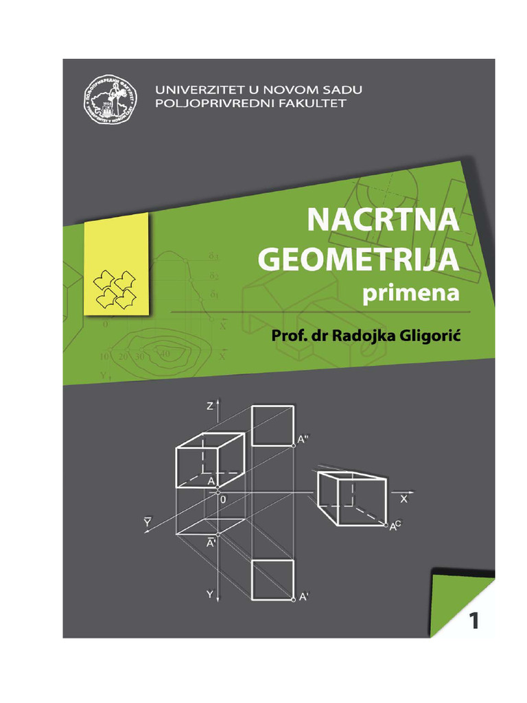 Nacrtna Geometrija - Primena 2020 Gligorić R | PDF
