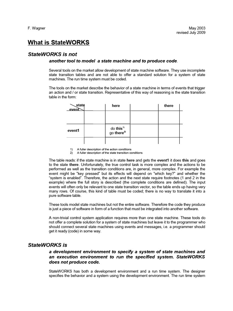 TN2-WhatIsStateWORKS | PDF | Runtime System | System