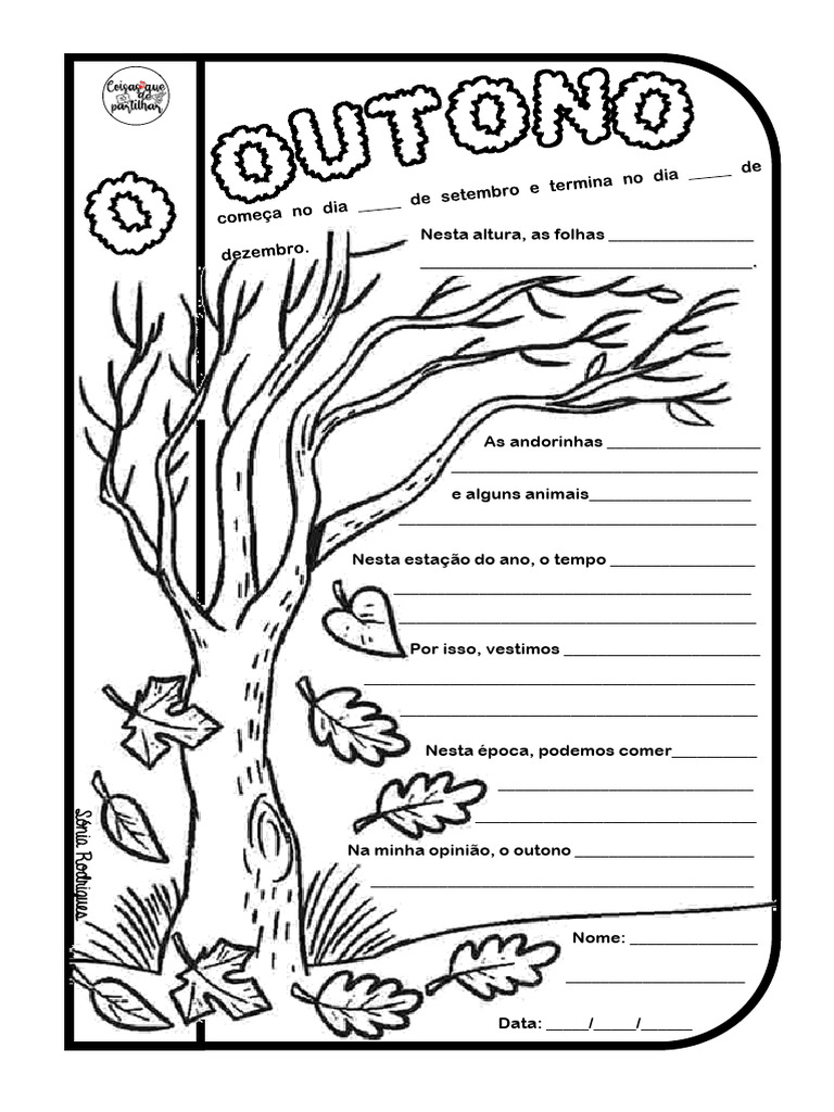 Atividades de Português e Matemática - Janelas Do Outono | PDF