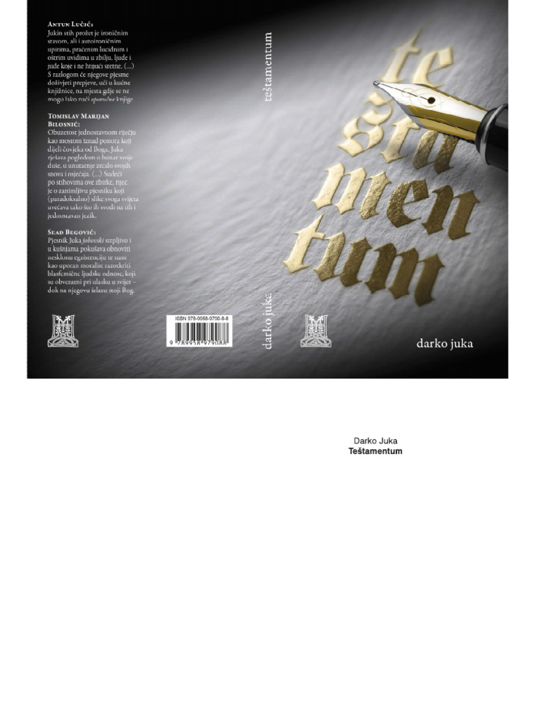 Darko Juka - Testamentum | PDF