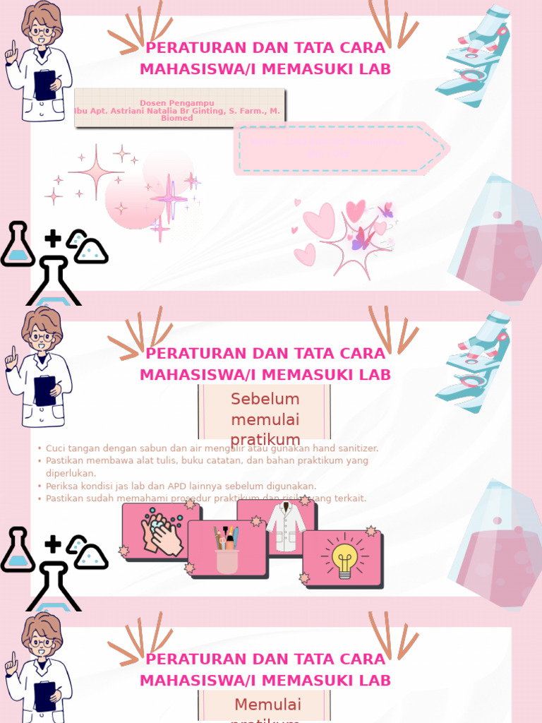 Peraturan Dan Tata Cara Mahasiswai Memasuki Lab - 20250922 - 204314 ...